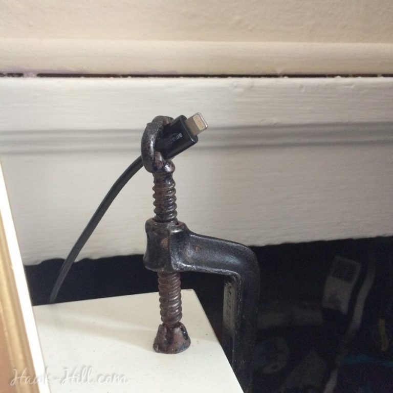 How to Make a DIY Retractable Cord Phone Charger for Furniture | Hawk Hill