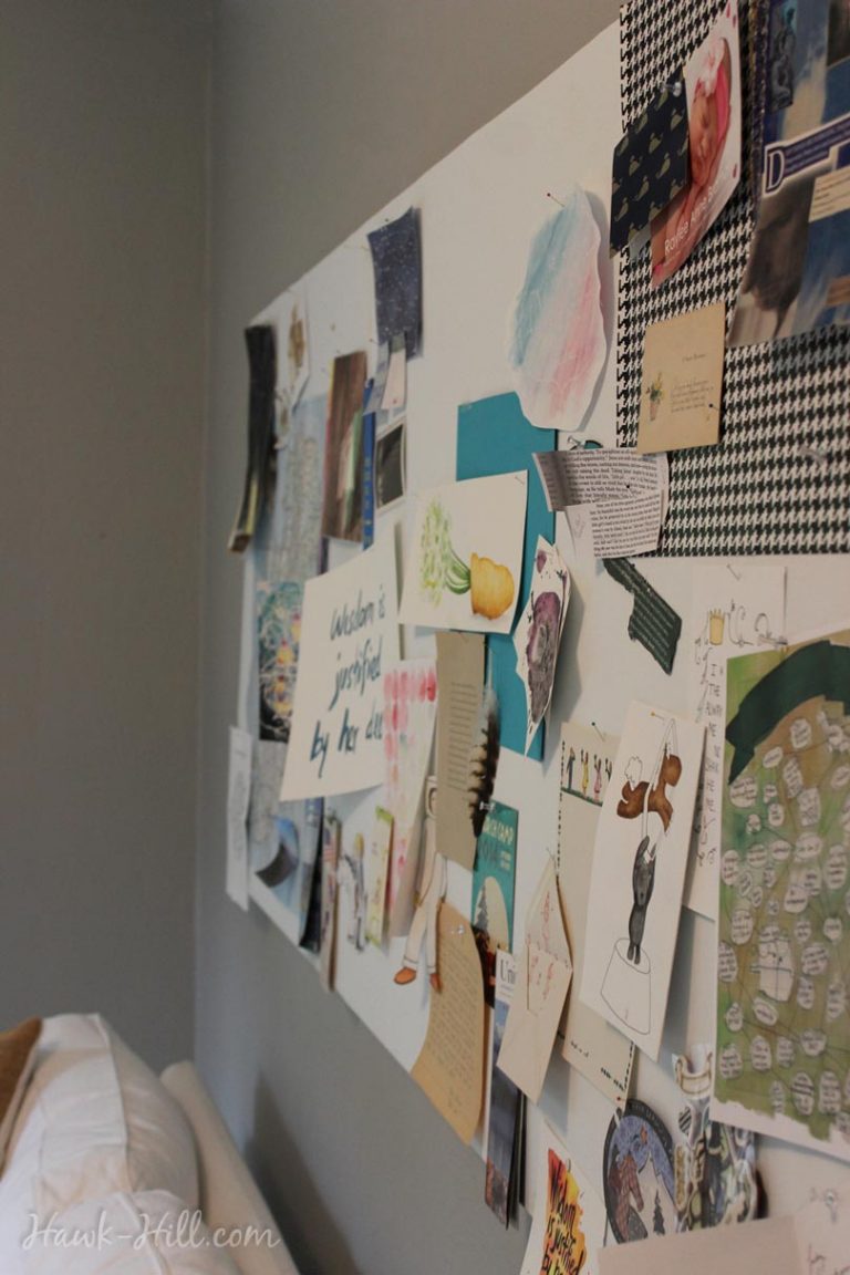 How to Make a Pinboard: Crafting a Giant Real-Life Pinboard for $20 ...