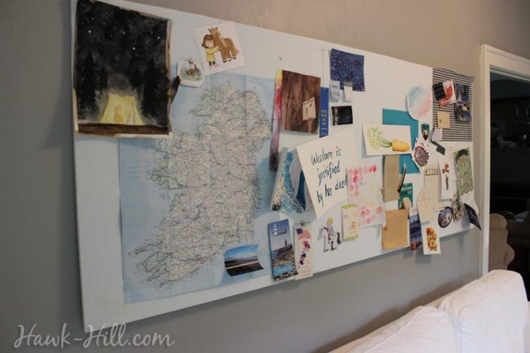 How to Make a Pinboard: Crafting a Giant Real-Life Pinboard for $20 ...