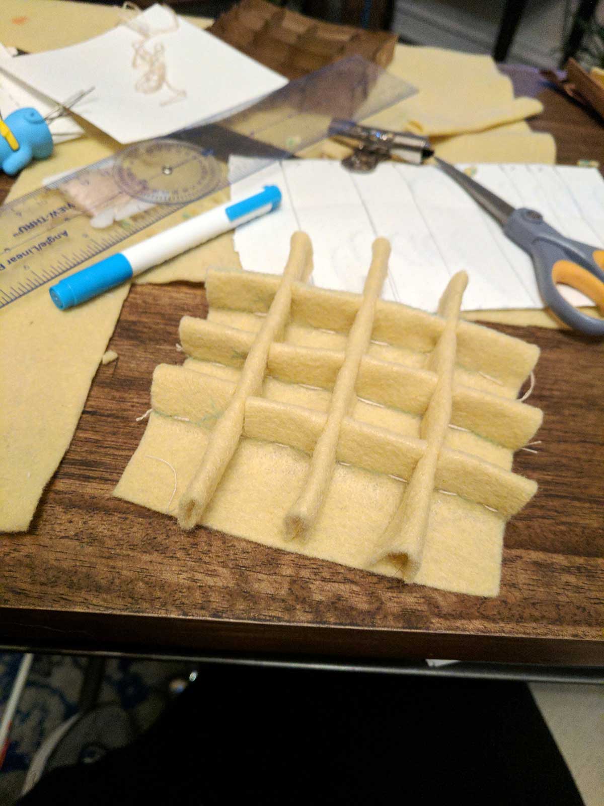 Felt Food Waffle: Video Tutorial & Free Pattern | Hawk Hill