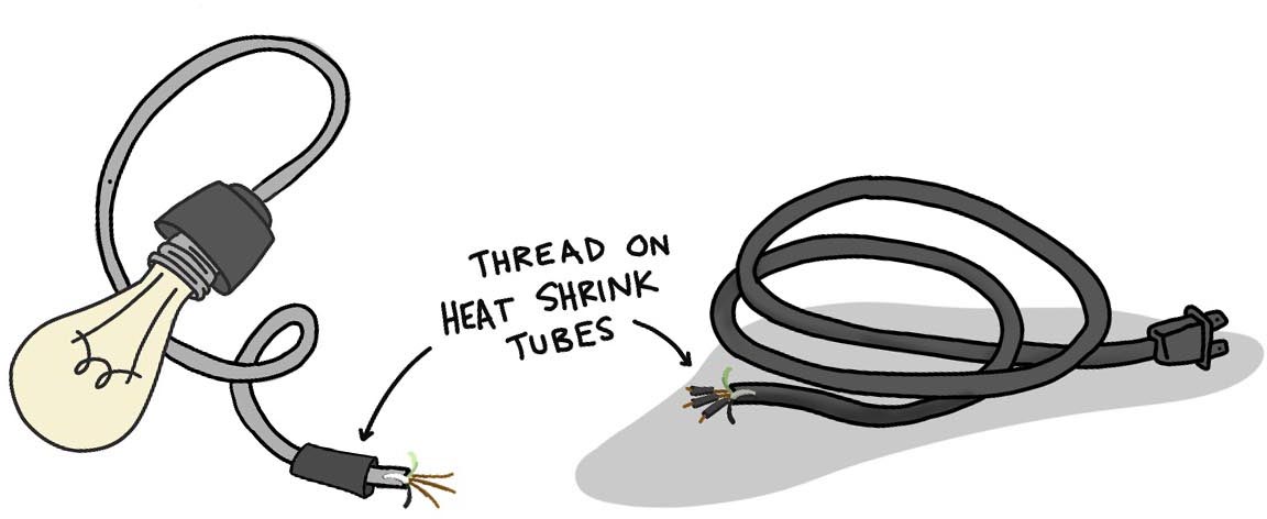 How to Splice an Extension Cord to a Light Fixture | Hawk Hill