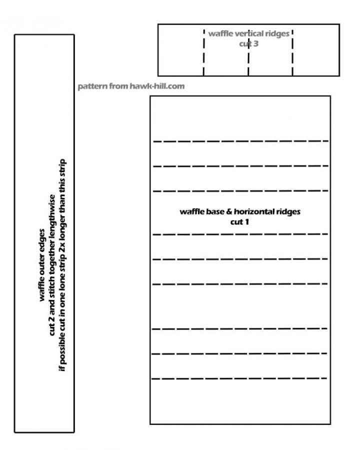 Felt Food Waffle: Video Tutorial & Free Pattern | Hawk Hill