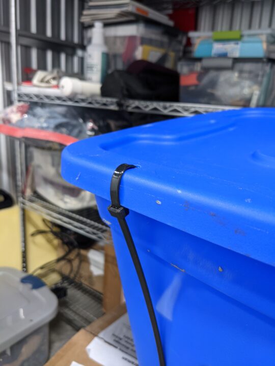 How to Lock a Plastic Storage Tote for Privacy & Storage | Hawk Hill