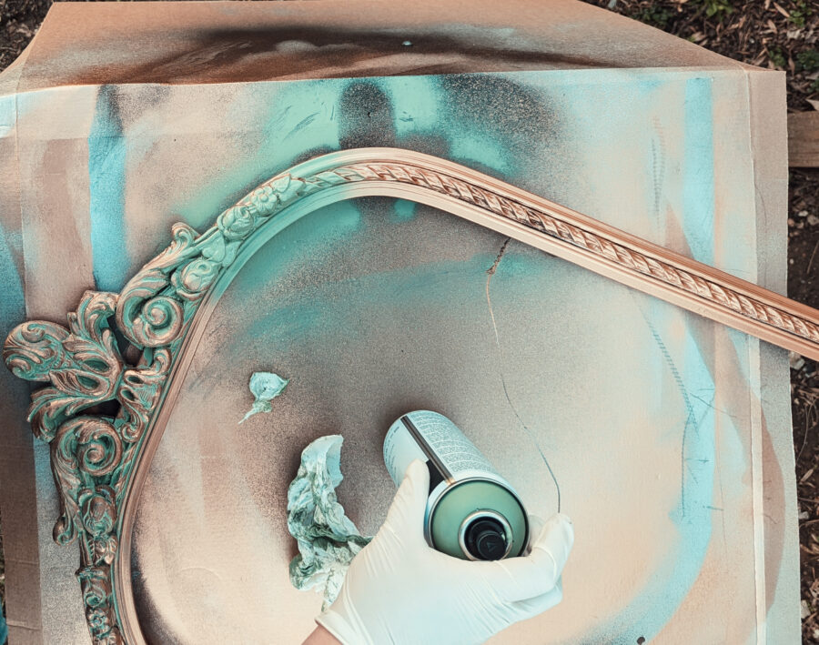 Oxidized Copper Patina Faux Finish Technique | Hawk Hill