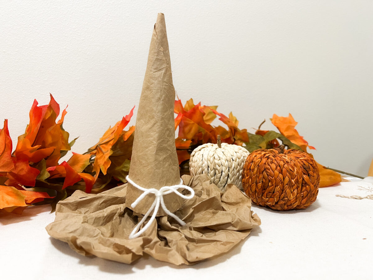Make A Simple Brown Paper Bag Hat For Autumn | Hawk Hill