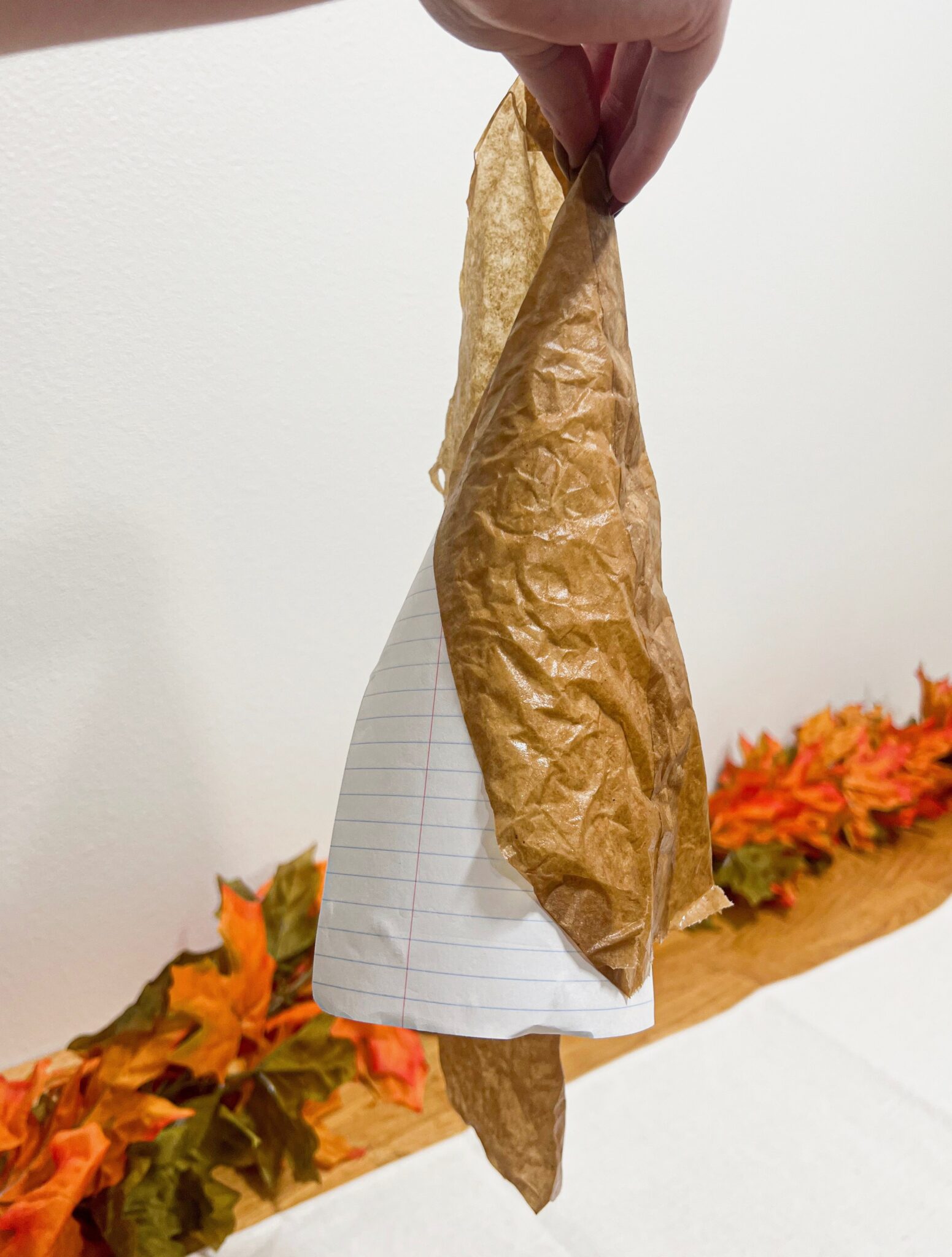 Make A Simple Brown Paper Bag Hat For Autumn | Hawk Hill