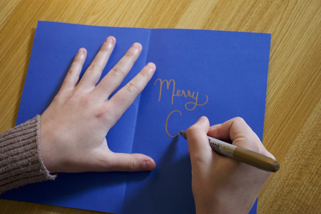 How to Make an Adorable Layered Paper Christmas Card