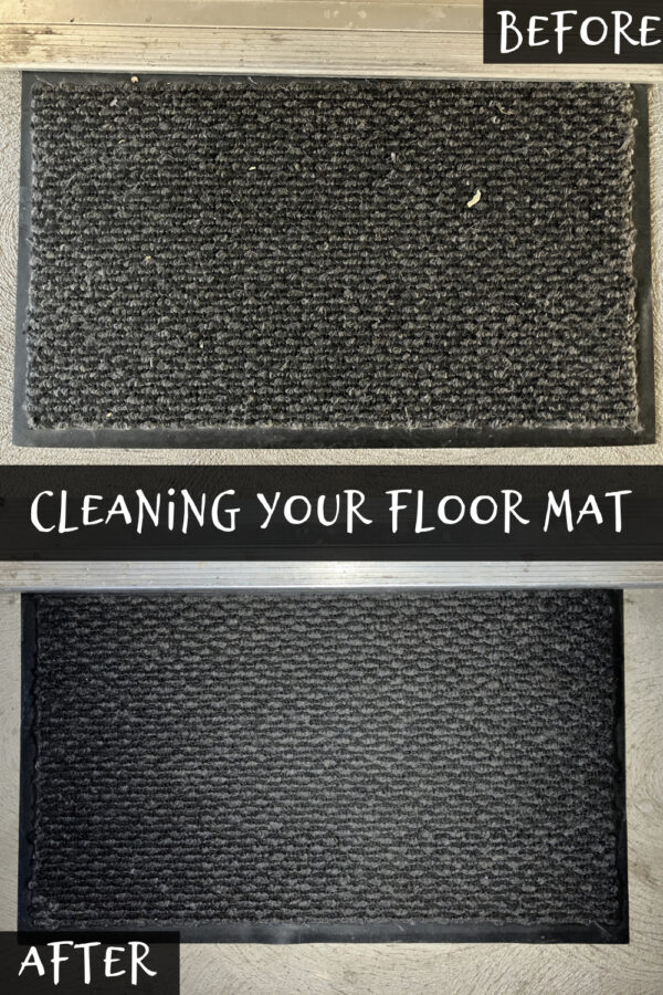 How to Quickly Clean a Dirty Doormat | Hawk Hill